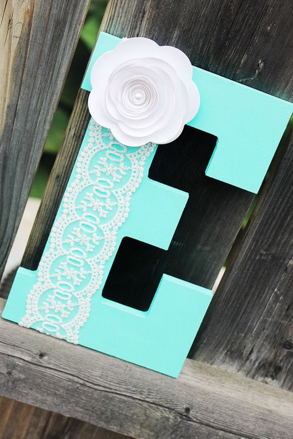 20 Pretty DIY Decorative Letter Ideas Tutorials Listing More 20 Pretty DIY Decorative Letter Ideas Tutorials Listing More
